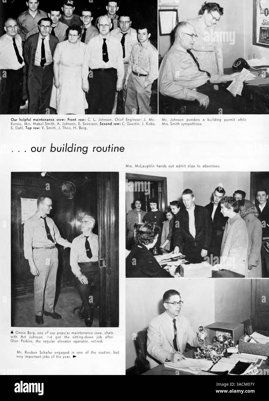The 1956 Tradewind yearbook documents the activities of students ...