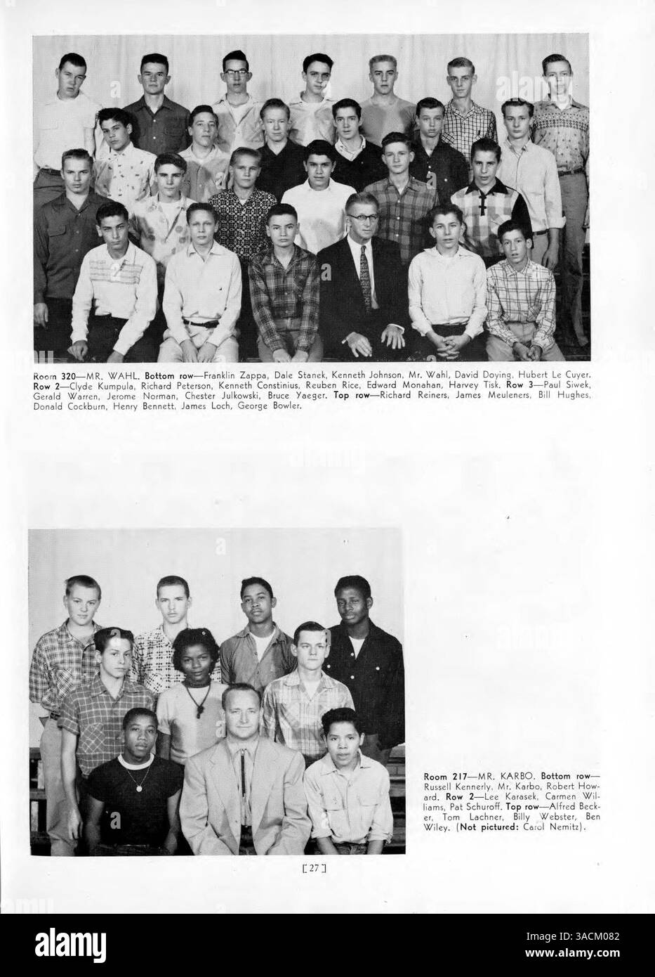 The 1956 Tradewind yearbook captures the activities of students ...