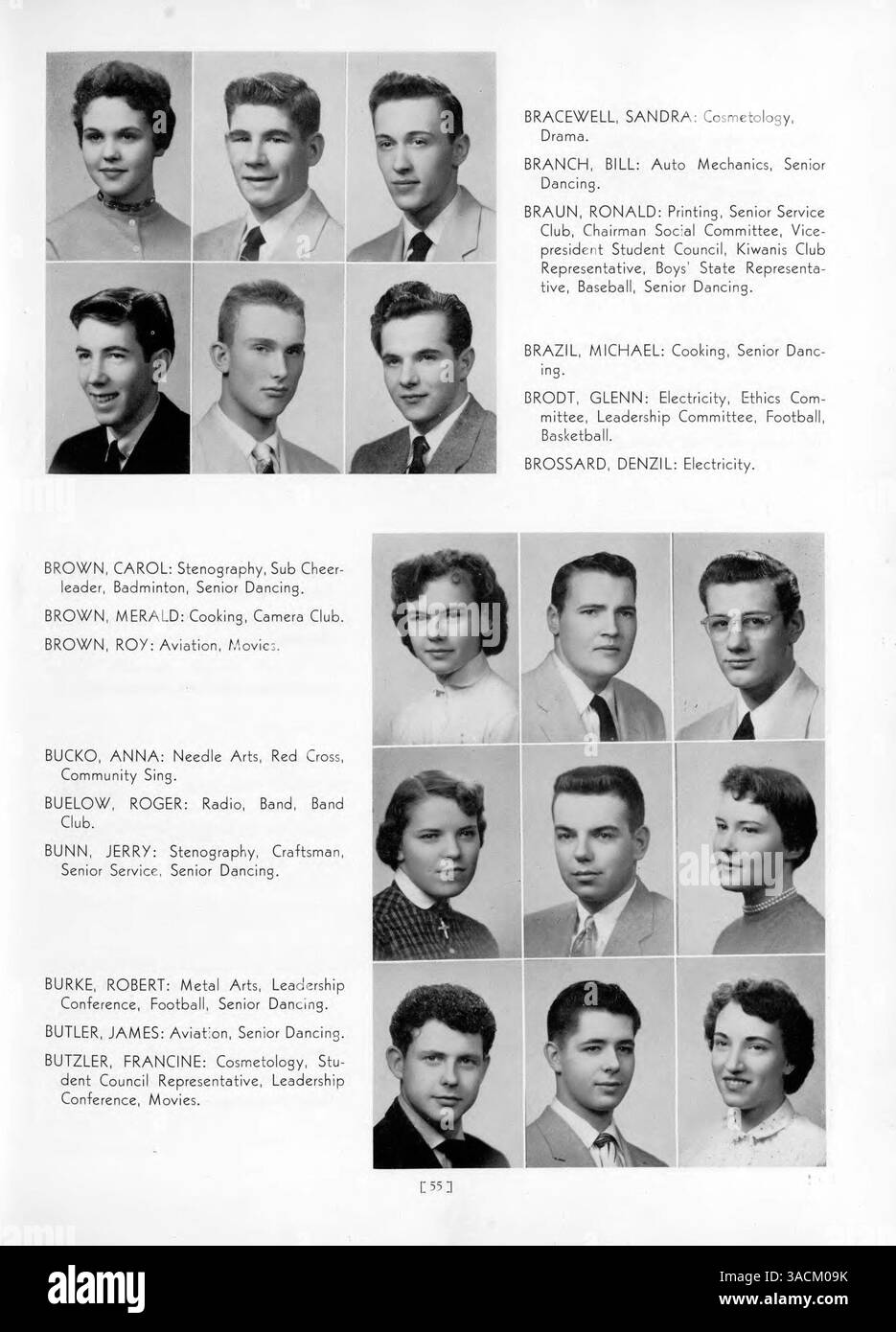 The 1956 Tradewind yearbook features the students, teachers, clubs ...