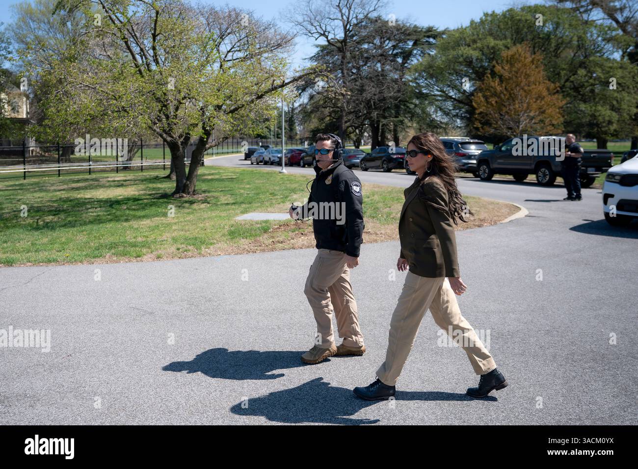 Department of Homeland Security (DHS) Secretary Kristi Noem visits ...