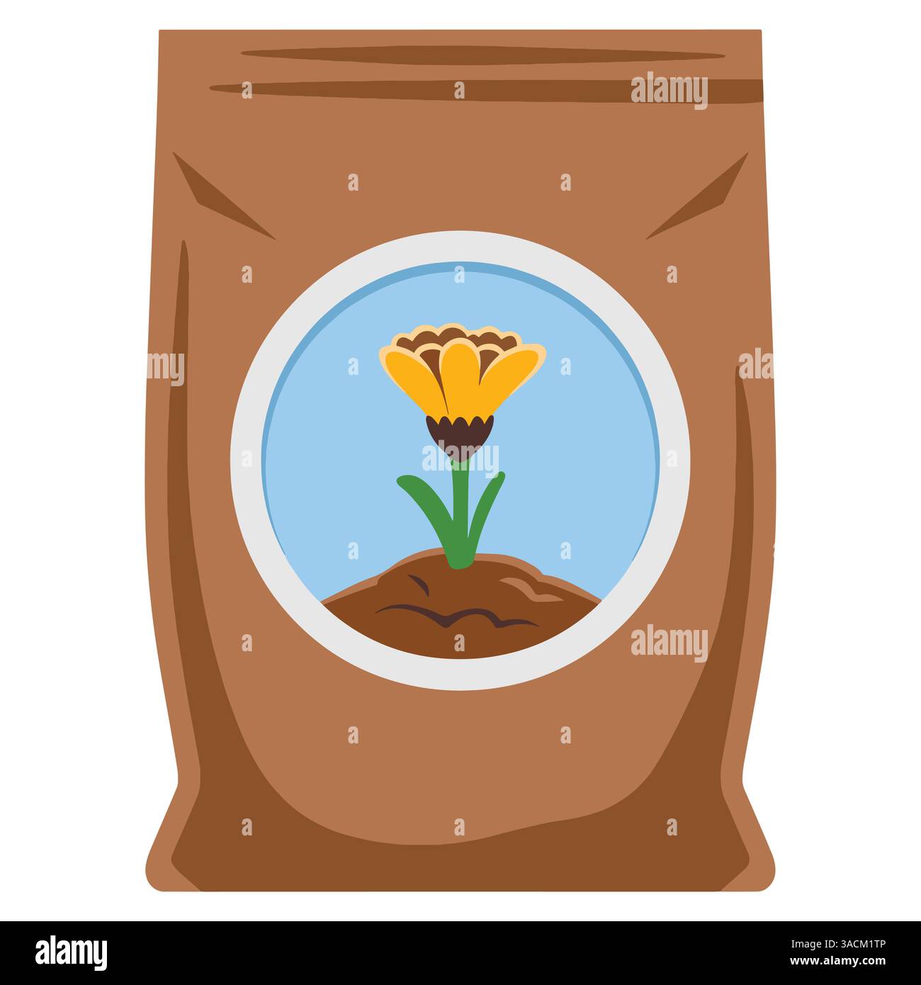 Fertilizing a plant Stock Vector Images - Alamy