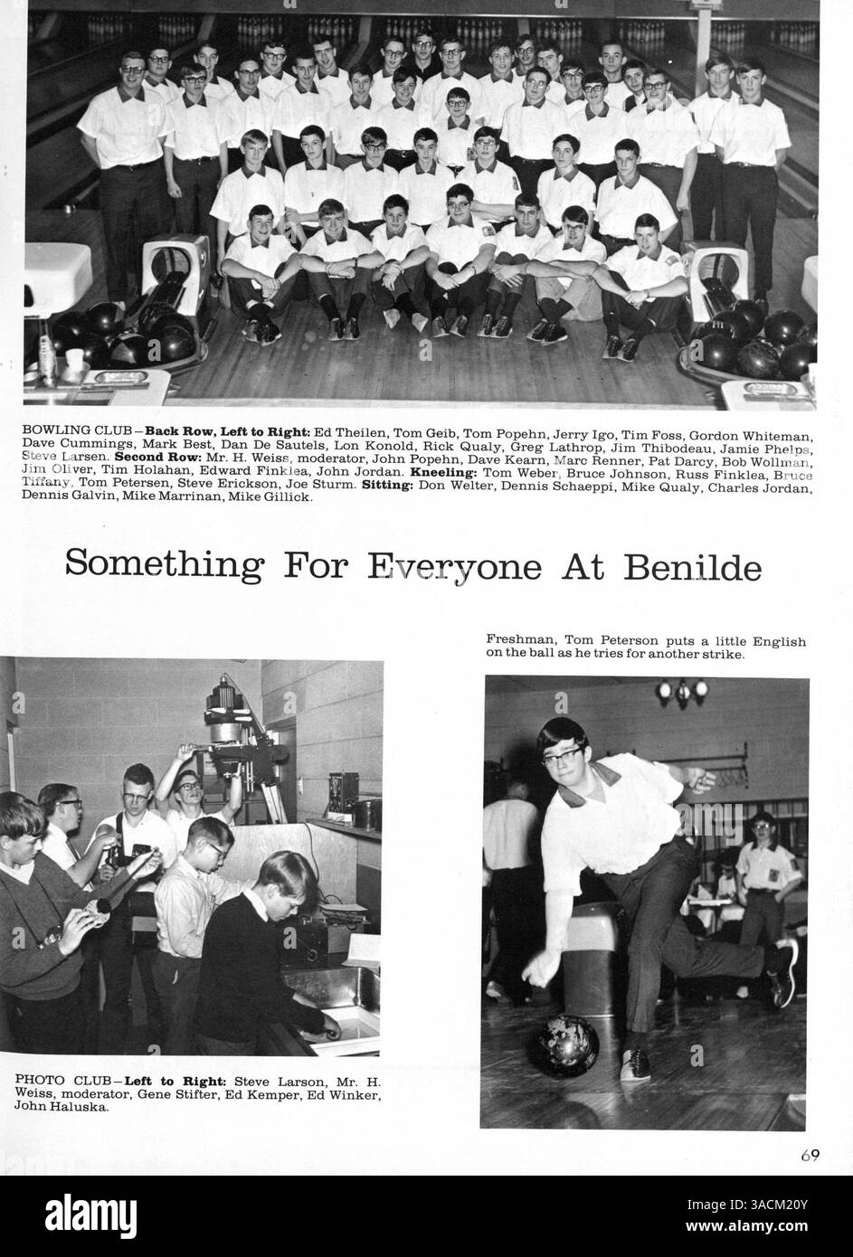 The 1966 Benilde High Yearbook captures the essence of student life ...
