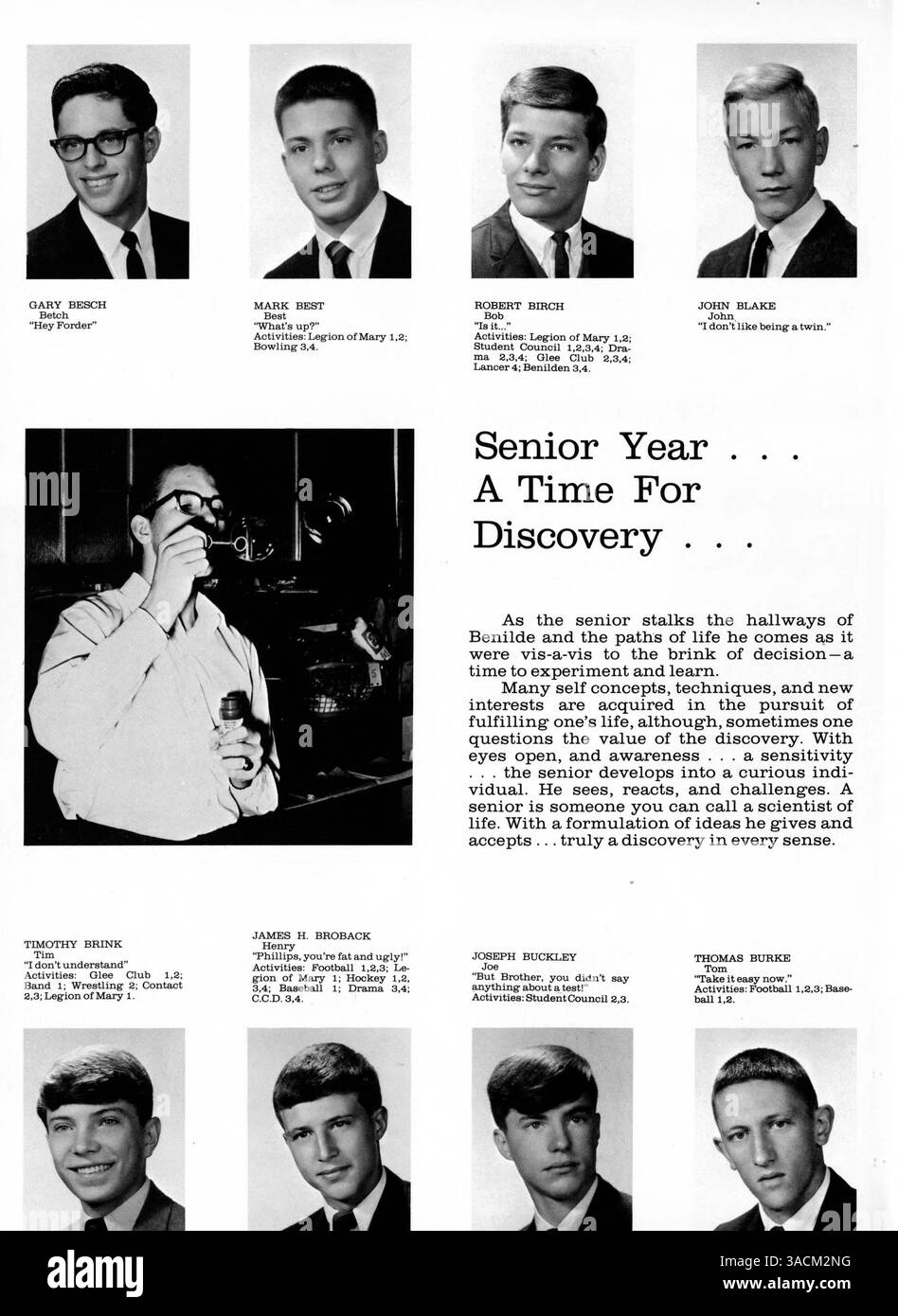 Highlighting student activities and athletics Cut Out Stock Images ...