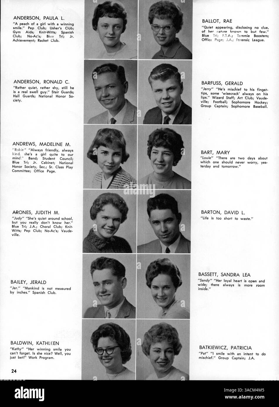 Edison yearbook captures the highlights of the 1959 1960 school year hi ...