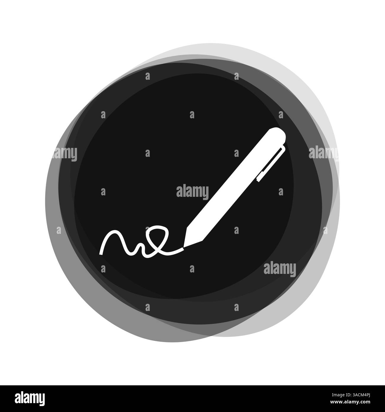 Pen and black in Black and White Stock Photos & Images - Alamy