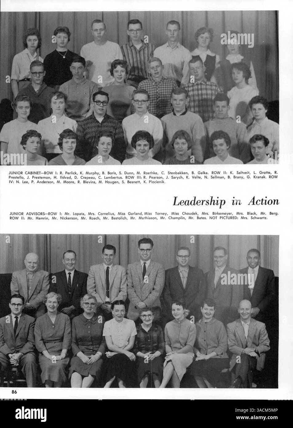 This 1960 high school yearbook captures students, teachers, clubs, and ...