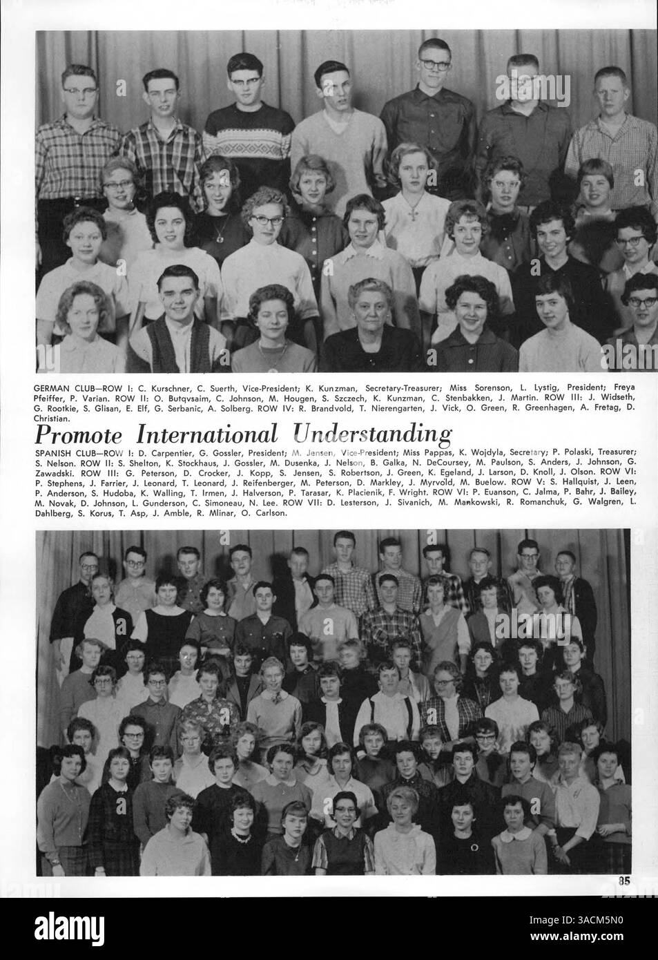 This 1960 high school yearbook captures students, teachers, clubs, and ...