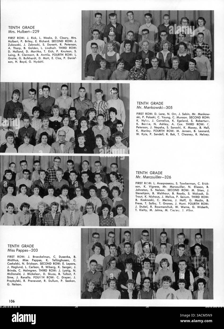 This 1960 high school yearbook features the students, teachers, clubs ...
