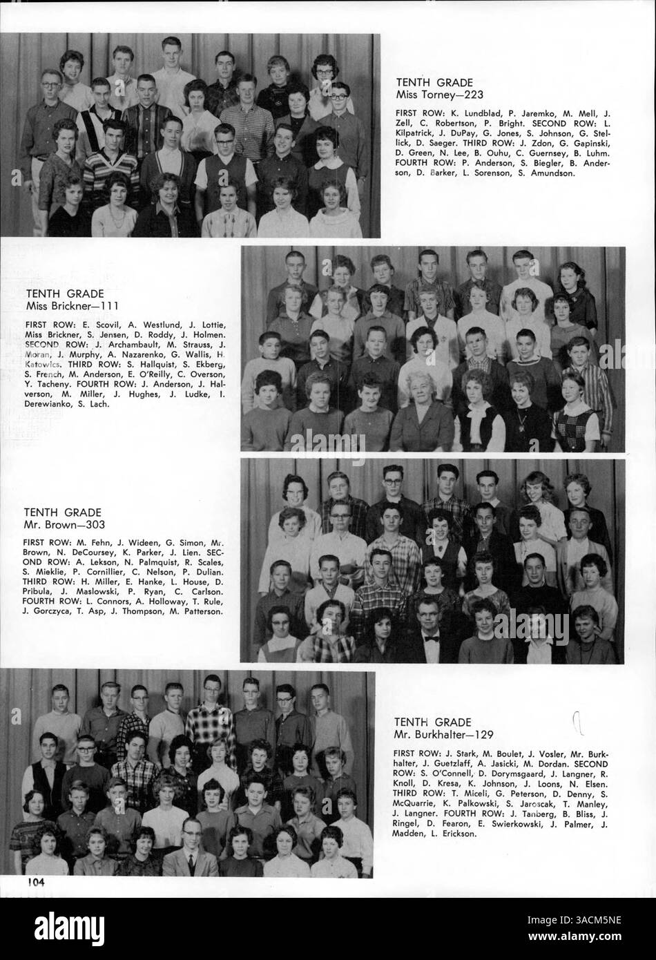 This 1960 high school yearbook features the students, teachers, clubs ...