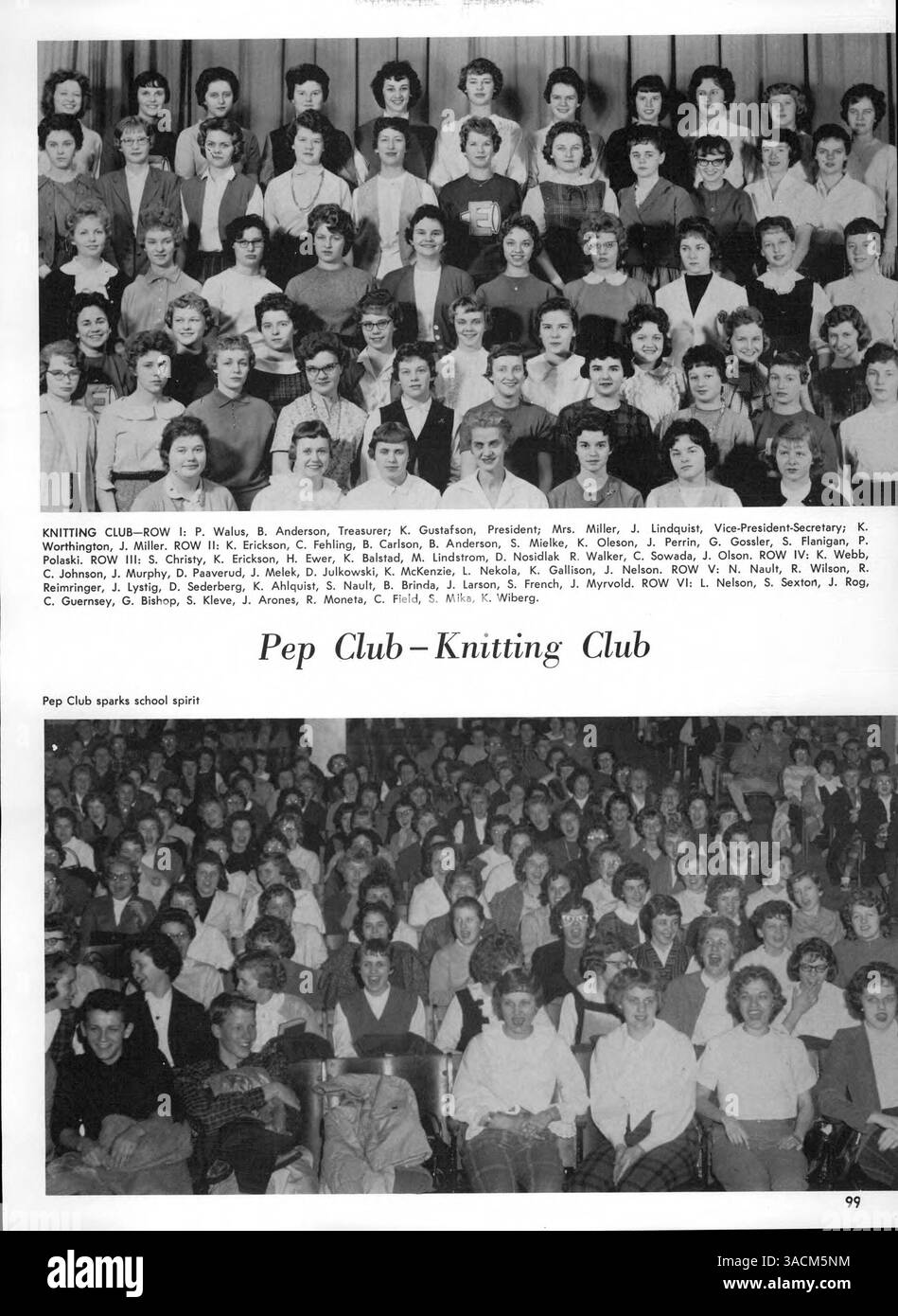 This 1960 high school yearbook features the students, teachers, clubs ...