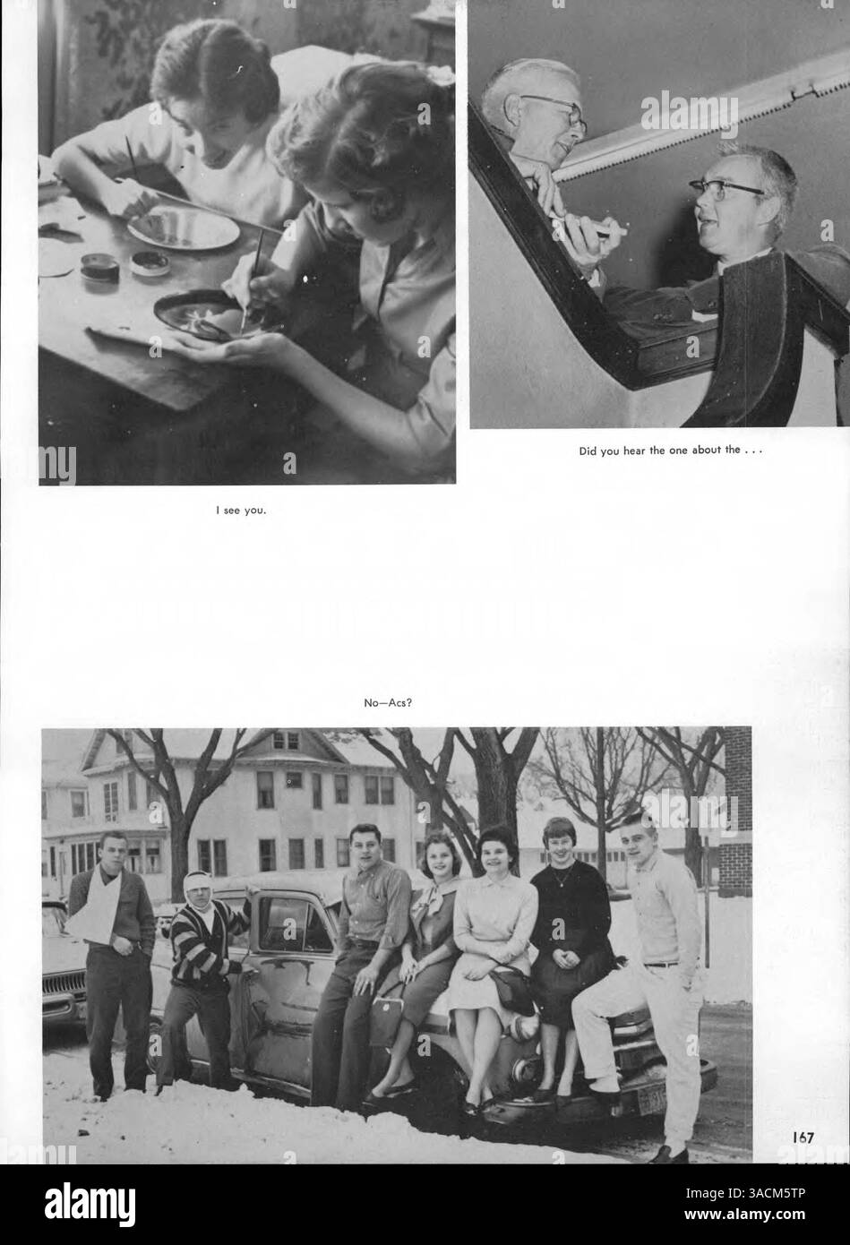 The 1960 Edison High School yearbook documents school life, focusing on ...