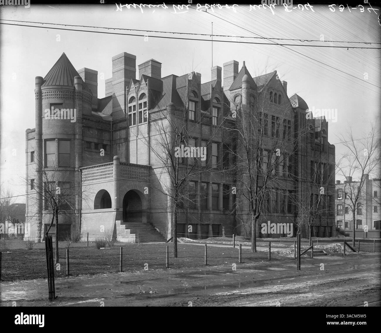 This image from March 1904 of Washington School shows the building ...
