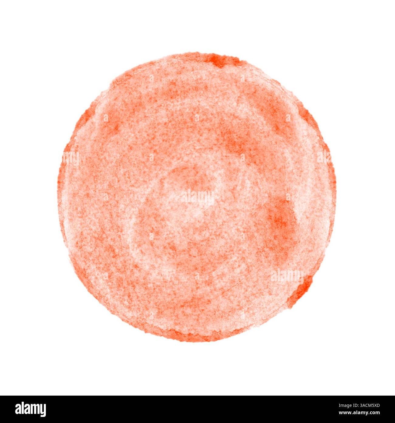 Hand-painted red circle of watercolor as background Stock Photo - Alamy