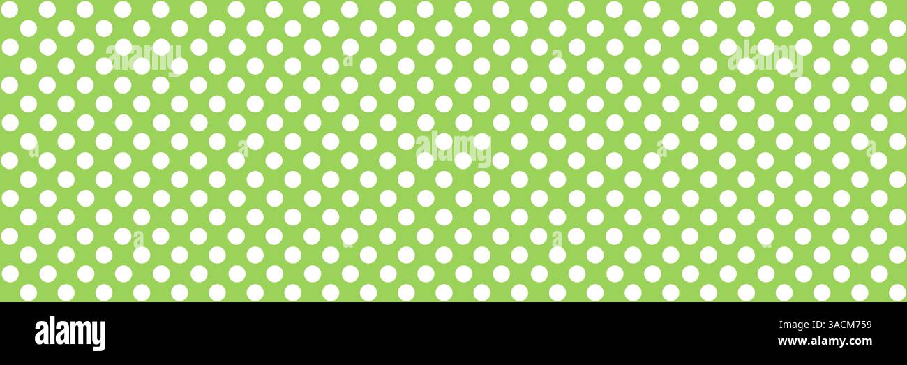 Dots green white - Seamless background banner as template Stock Photo ...