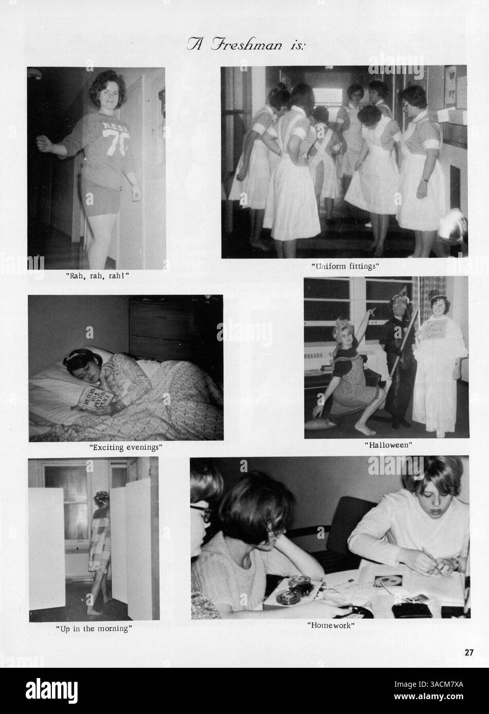 This 1967 yearbook from Hennepin General Hospital School of Nursing documents students, teachers ...