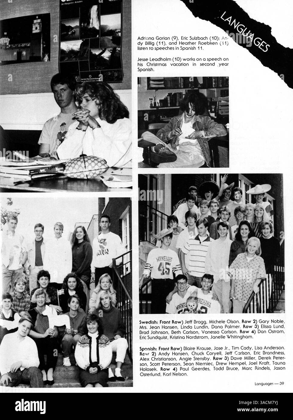 The 1987 Antler yearbook from Minnehaha Academy captures the essence of the 1986-1987 school ...