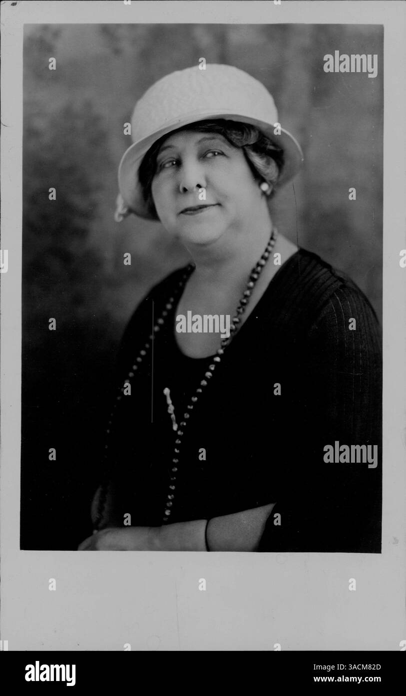 This photograph features Mrs. Frank W. Pendergast, a notable figure ...