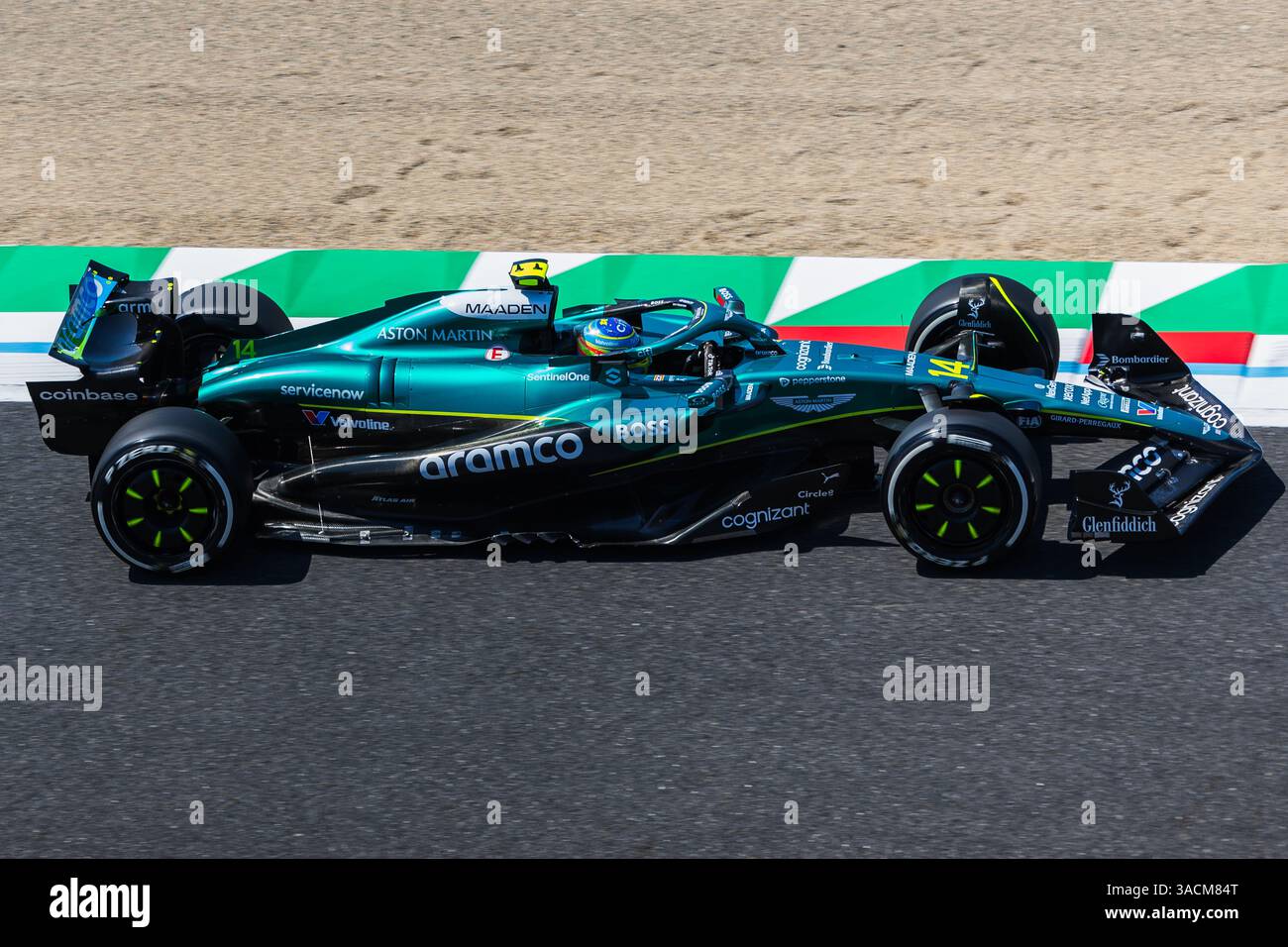 Suzuka Circuit, Mie, Japan. 4.April.2025; Fernando Alonso of Spain and ...