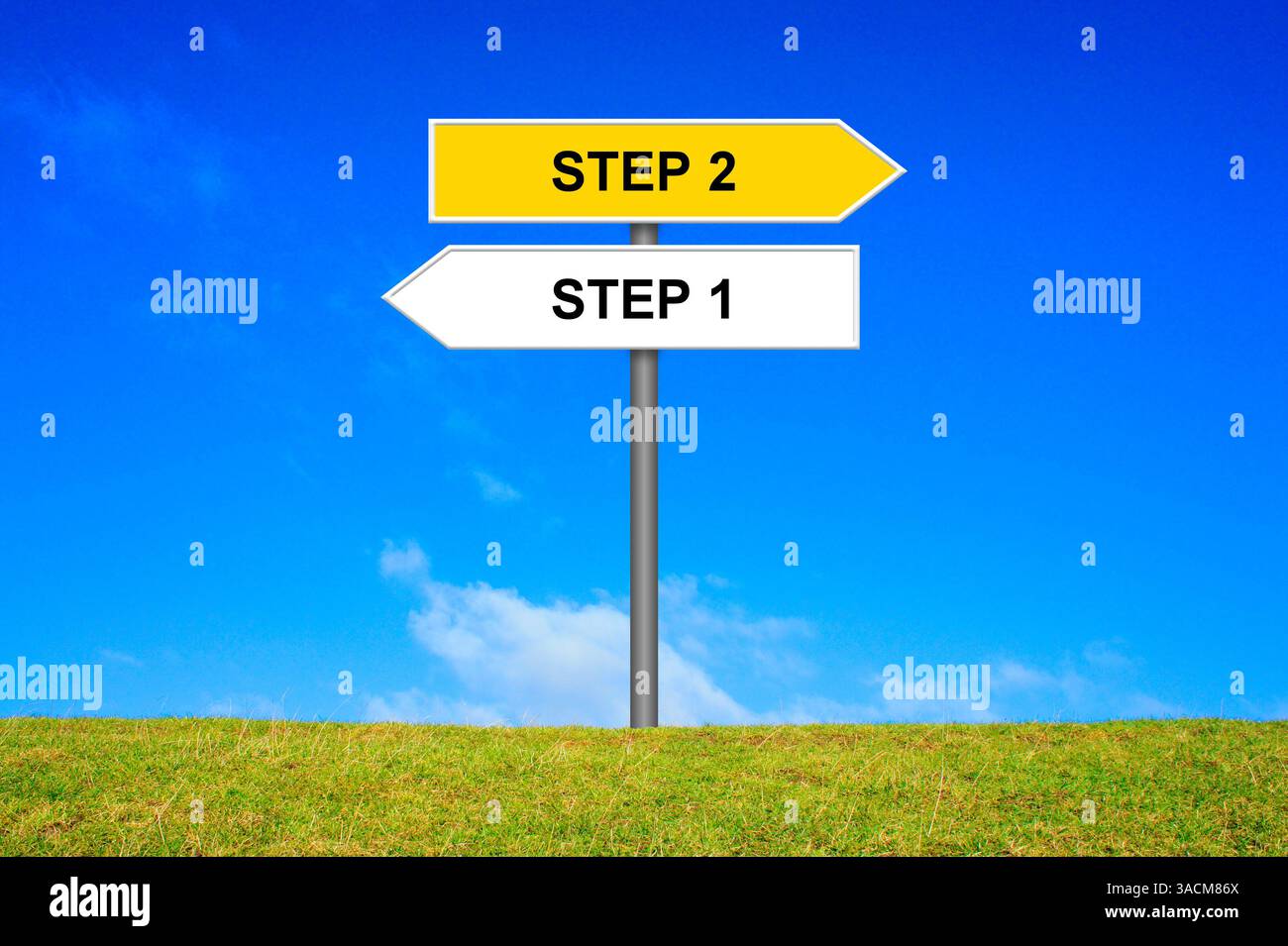 River direction instruction signs hi-res stock photography and images ...