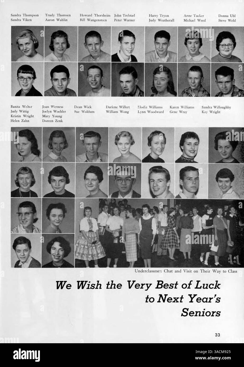 The 1958 Wahian Yearbook captures key events, student life, athletic ...