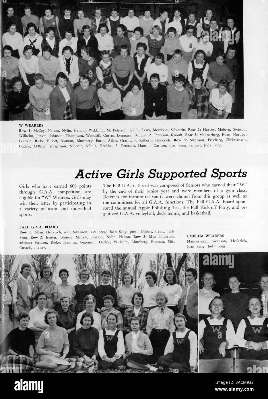 The 1958 Wahian Yearbook presents a record of Washburn High School's 1957-1958 school year ...