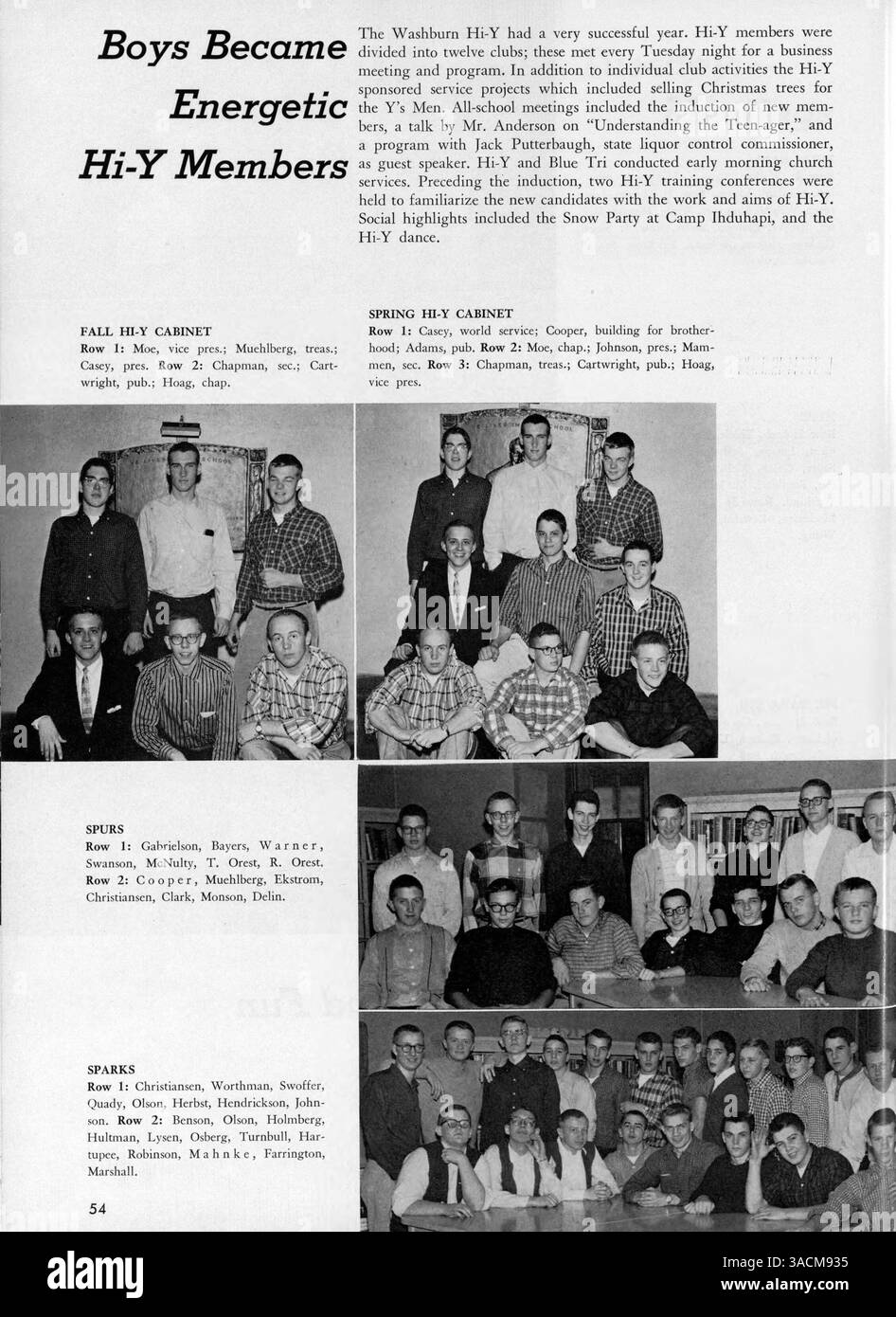 This 1958 Wahian Yearbook documents the student body, faculty ...