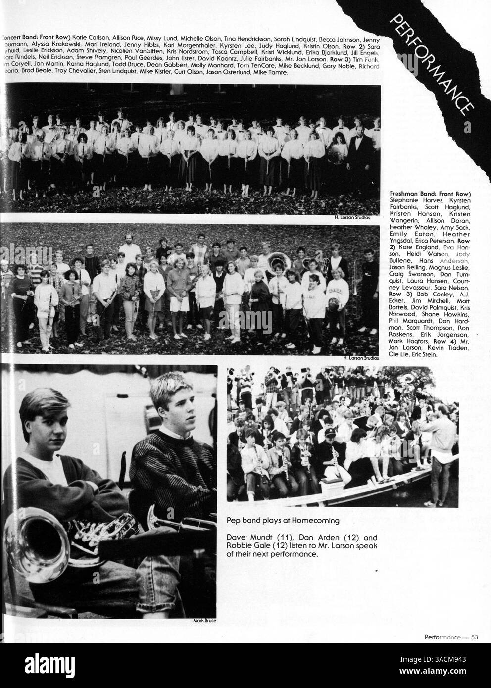 The 1987 yearbook from Minnehaha Academy documents the 1986-1987 ...