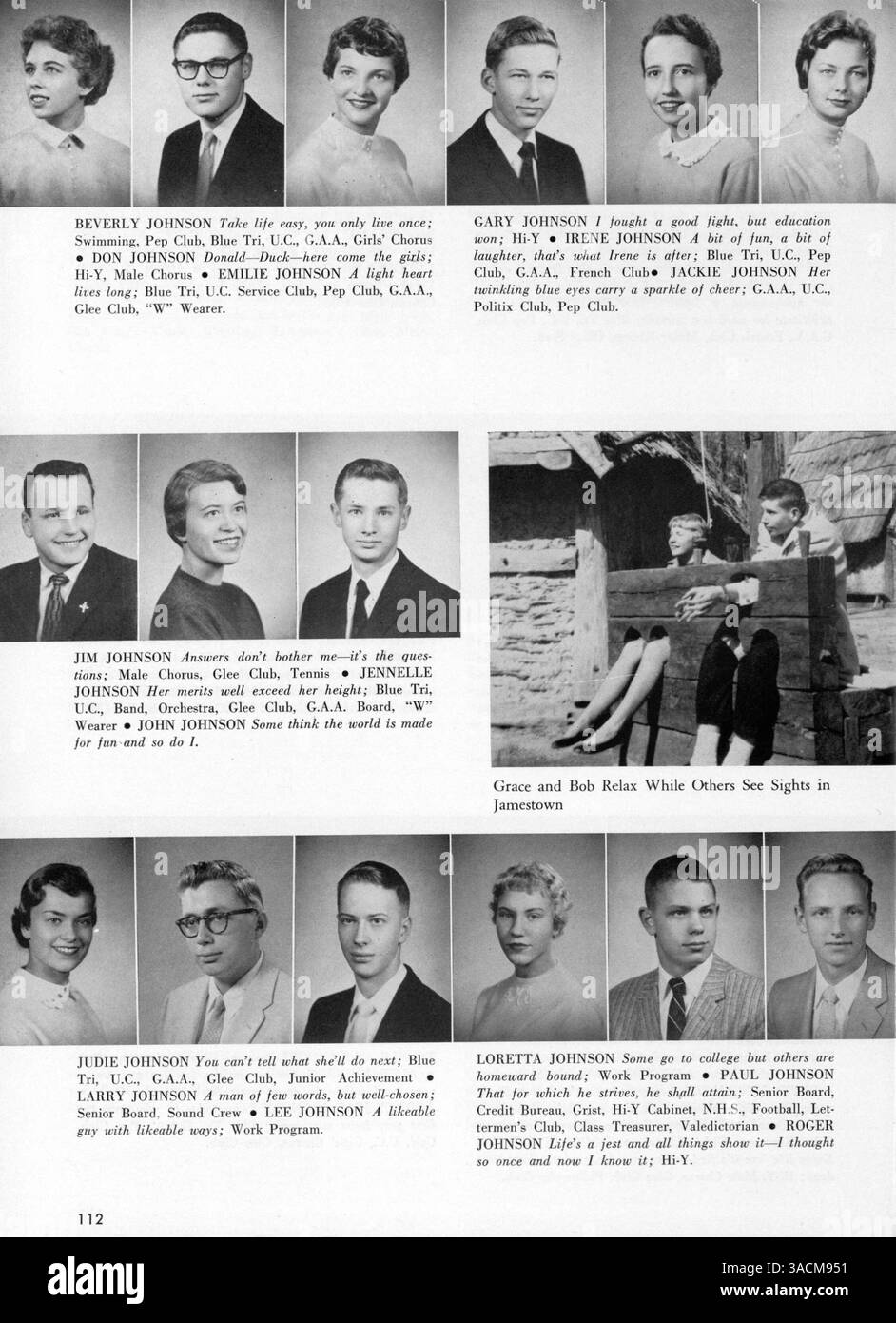 This 1958 Wahian Yearbook captures Washburn High School’s students ...