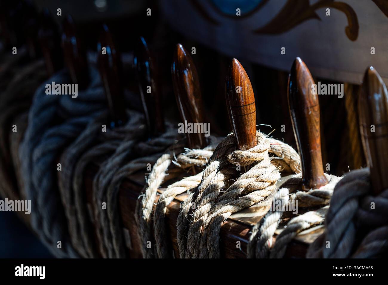 April 4, 2025, Ortona, Abruzzo, Italy: Detail inside the Italian Navy ...