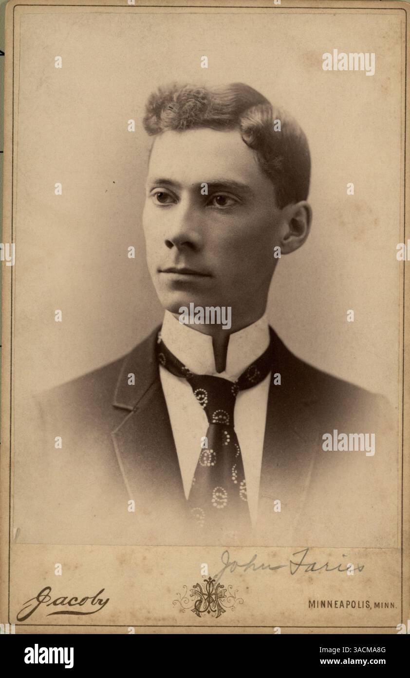 John Faries, a member of the class of 1889, is remembered for his ...