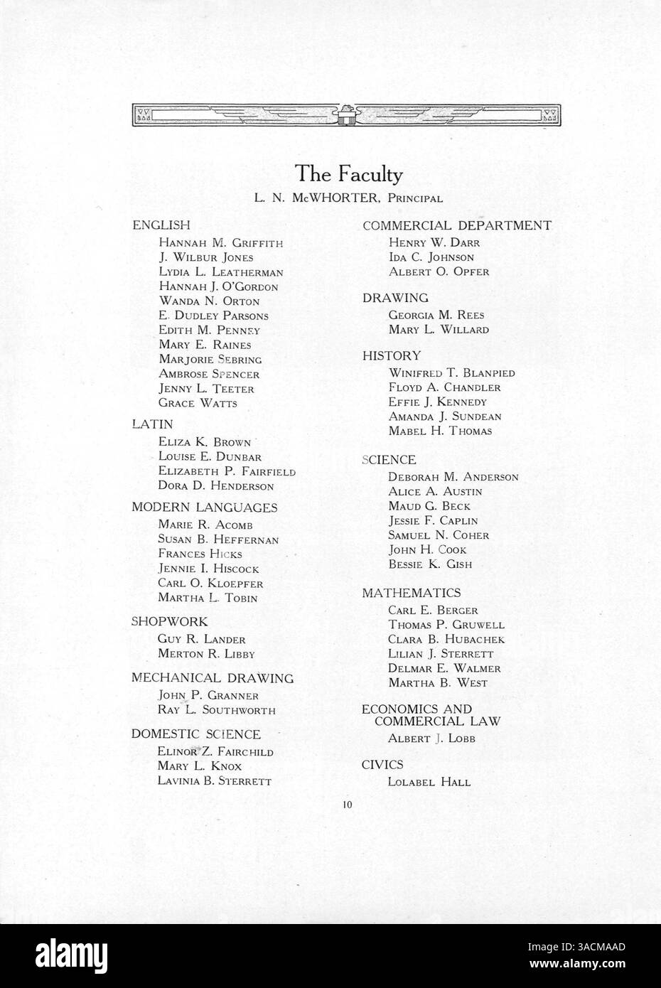 School events from the 1917 1918 school year hi-res stock photography and images - Alamy