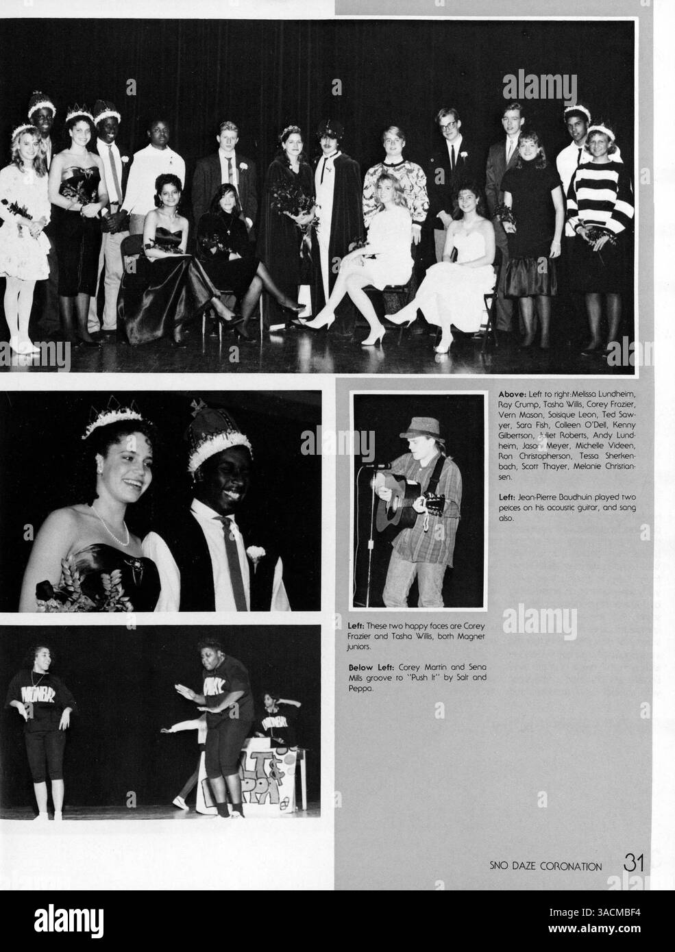 The 1988 South High yearbook, 'Tiger 1988: Up in the Air,' highlights ...