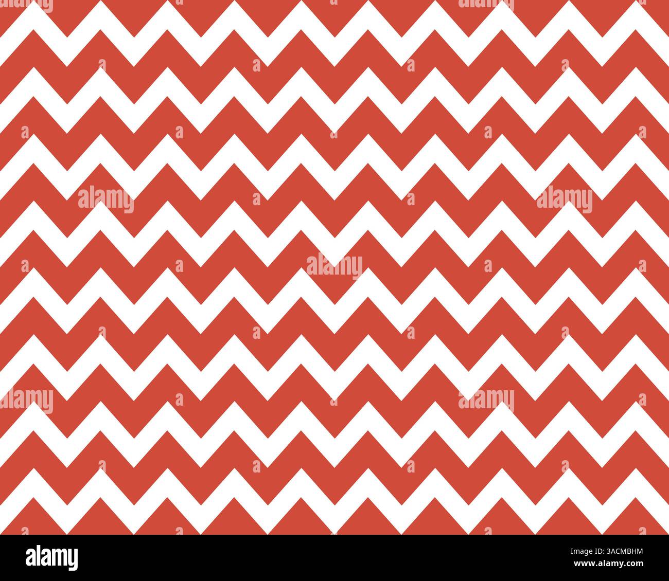 Background with seamless jagged wave pattern red and white hi-res stock ...