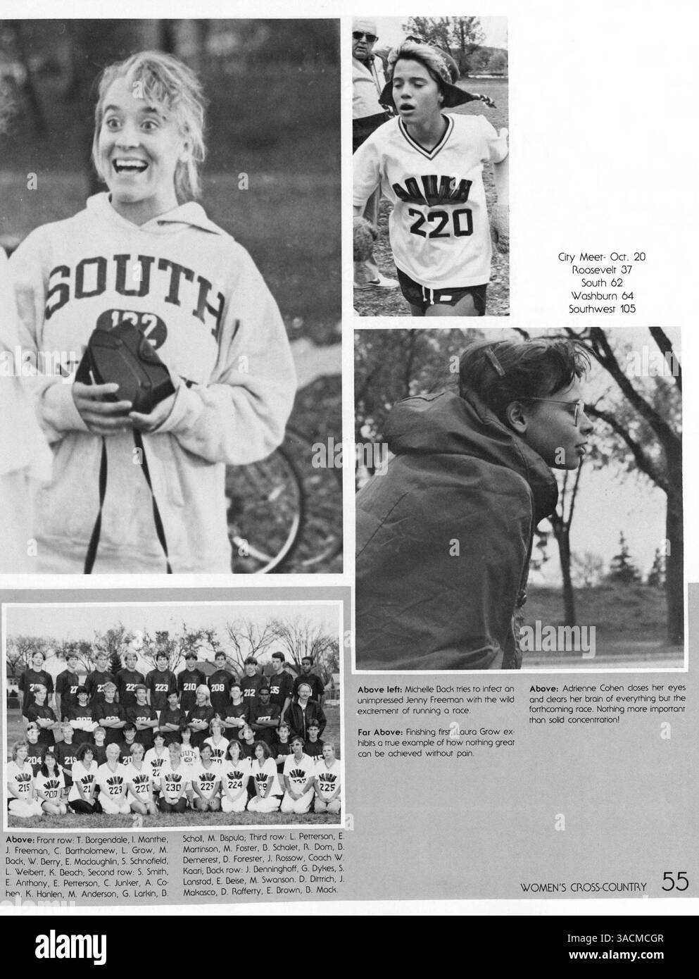 The 'Tiger 1988' yearbook captures the highlights of South High School's 1987-1988 academic year ...