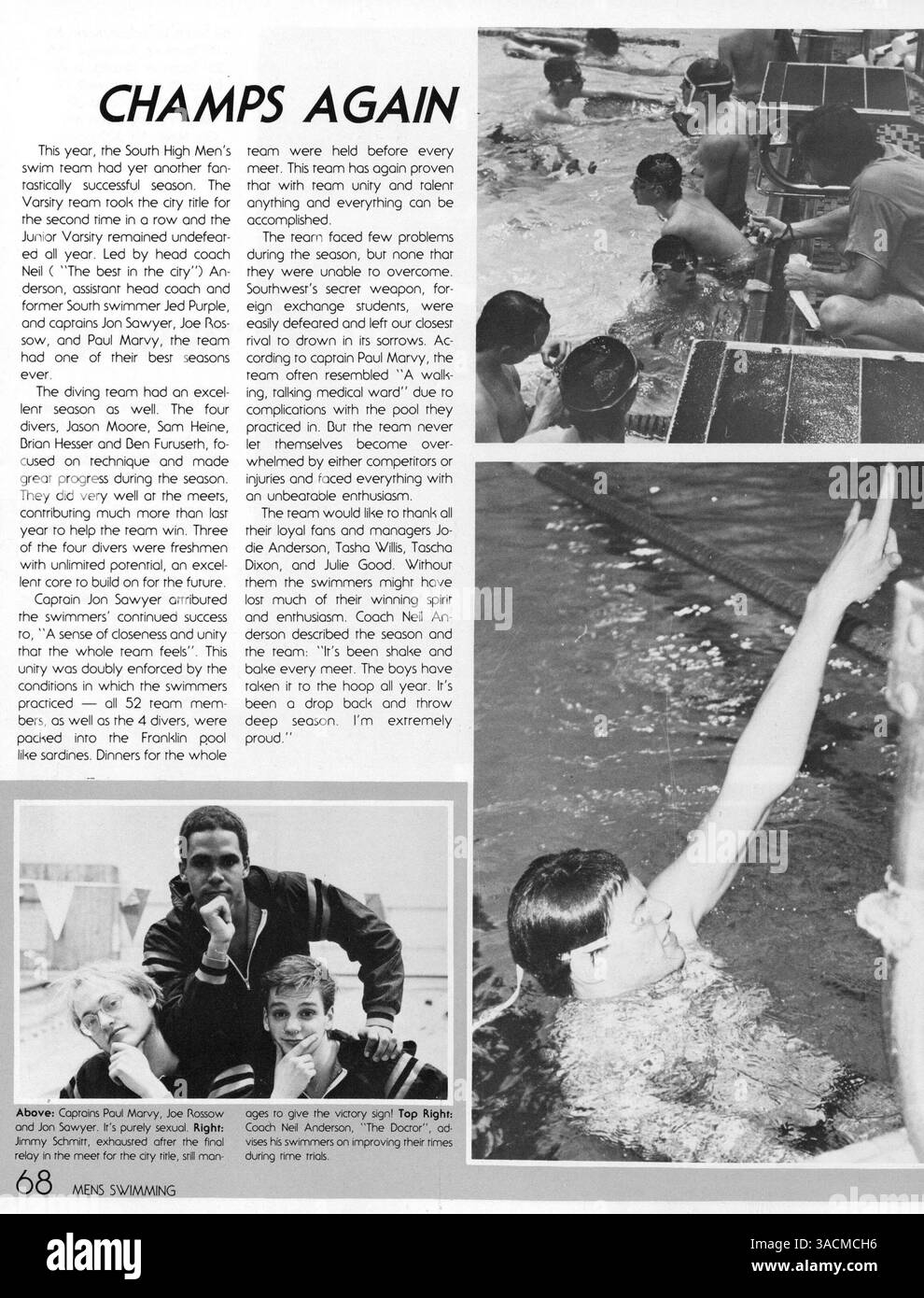 This 1988 edition of the South High yearbook, 'Tiger,' features ...