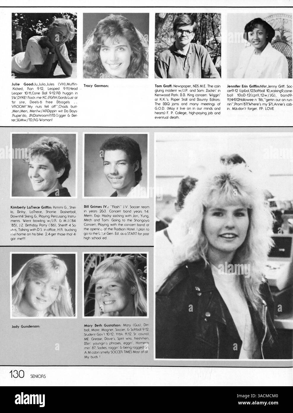 From south high school features student portraits hi-res stock ...