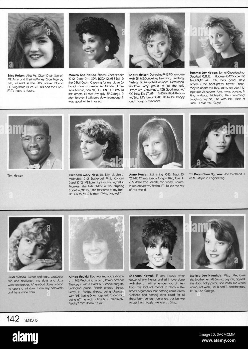 The 1988 'Tiger' yearbook from South High School records the highlights ...