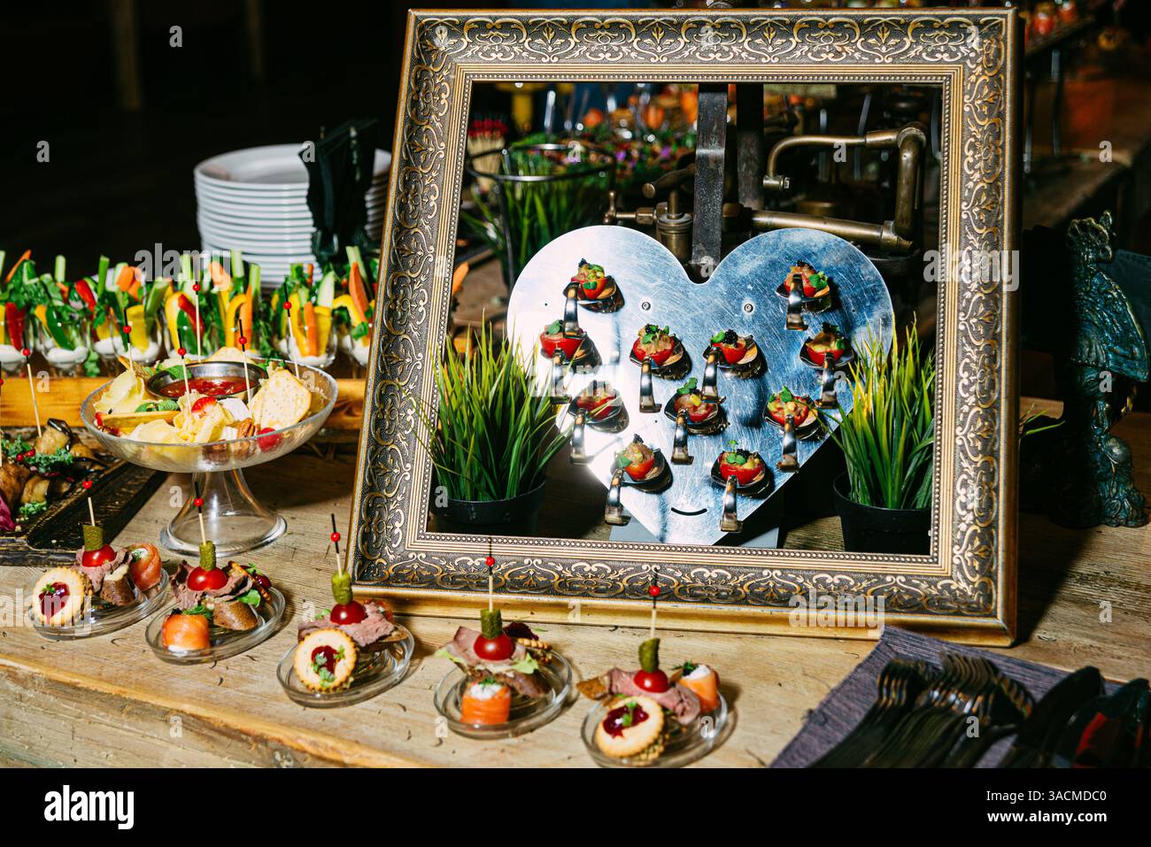 Elegant buffet table featuring hi-res stock photography and images - Alamy