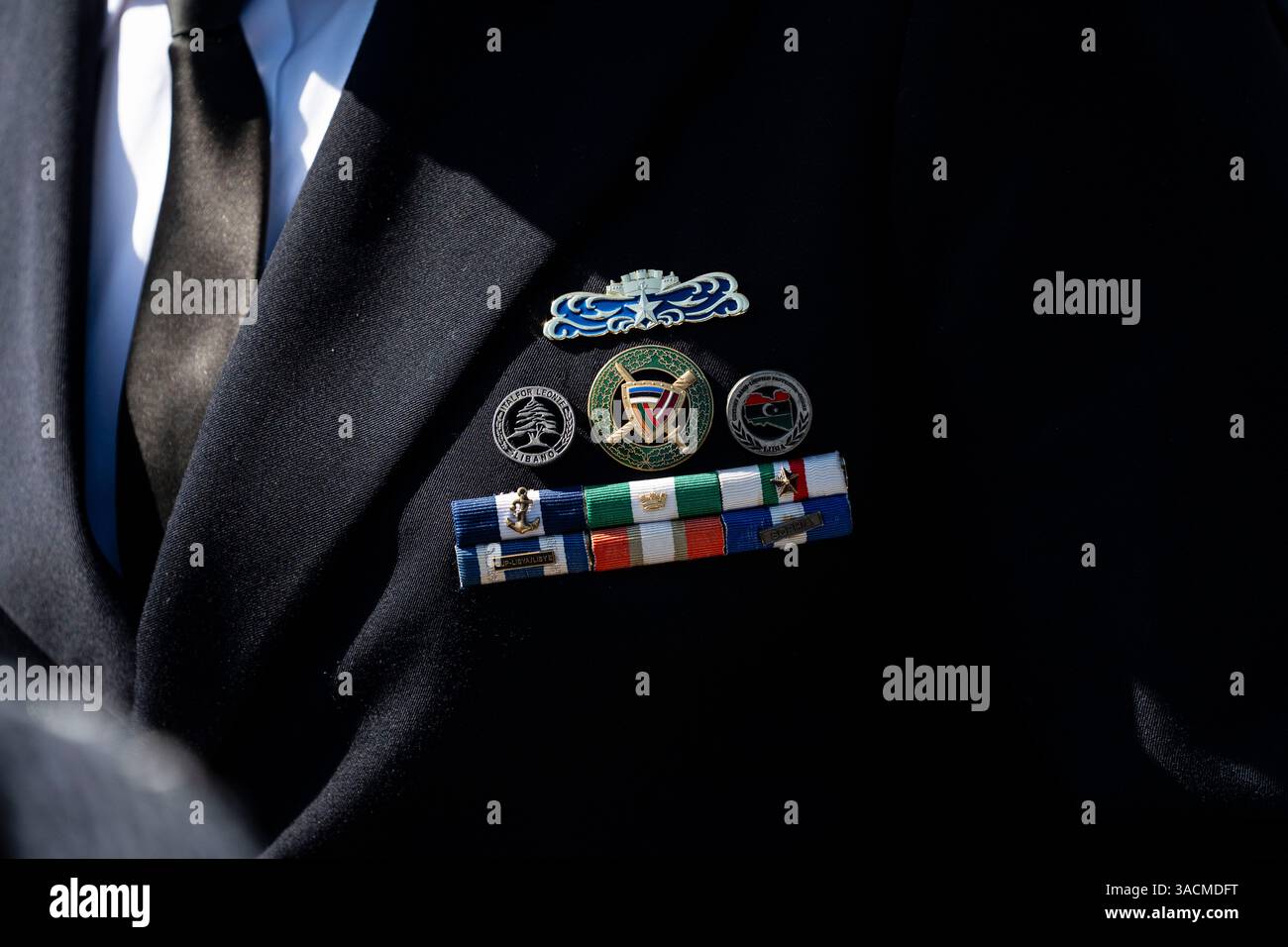 April 4, 2025, Ortona, Abruzzo, Italy: Detail inside the Italian Navy ...