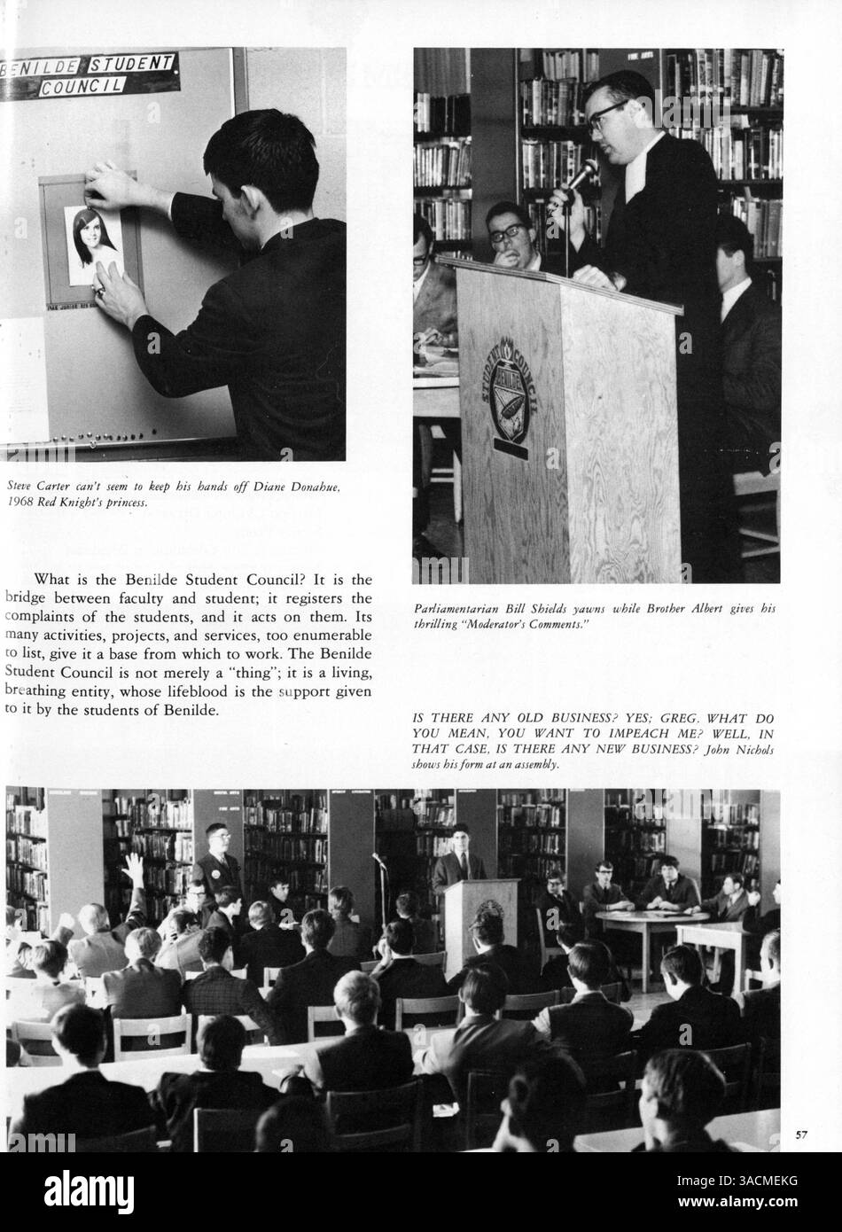 The 1968 Benilde High Yearbook commemorates the 1967-1968 academic year ...