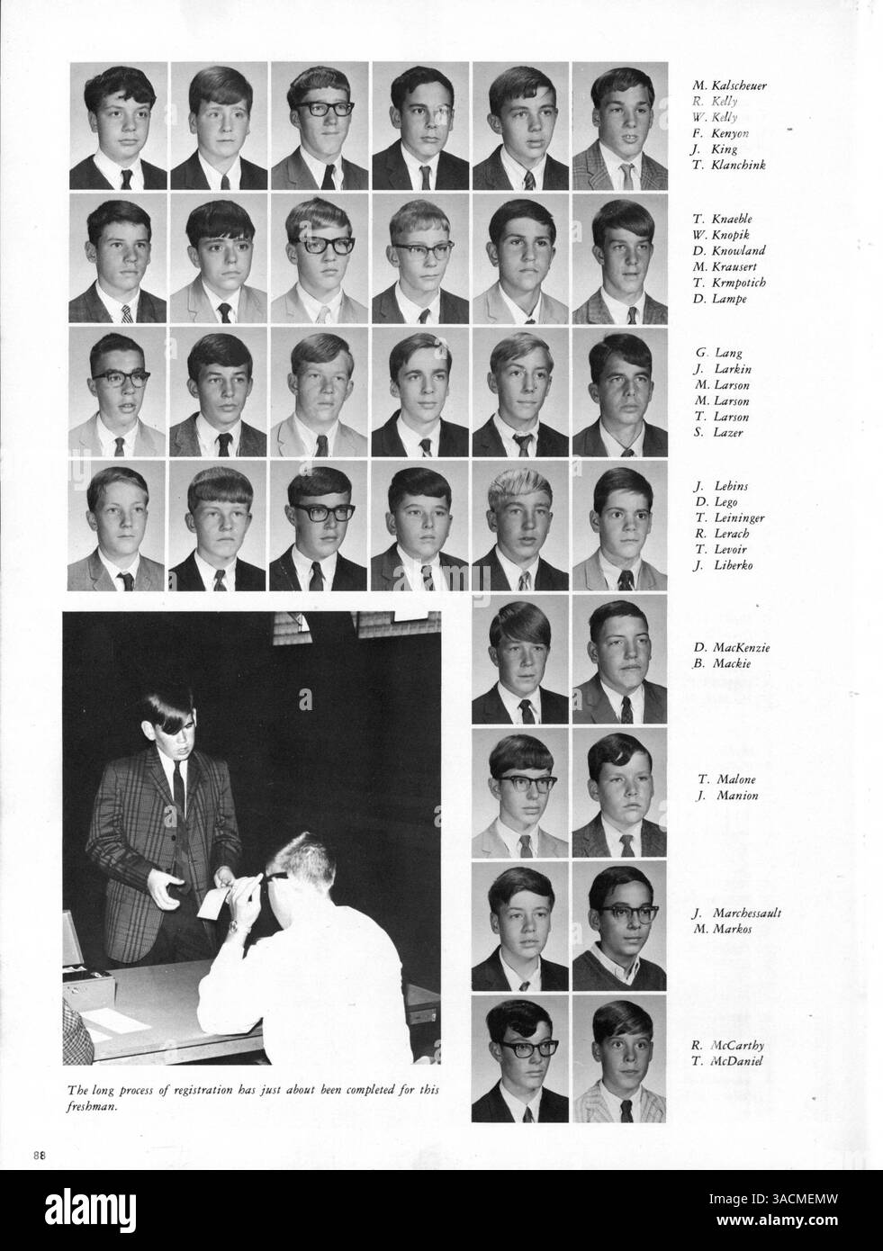 The 1968 benilde high yearbook documents the student experience hi-res ...