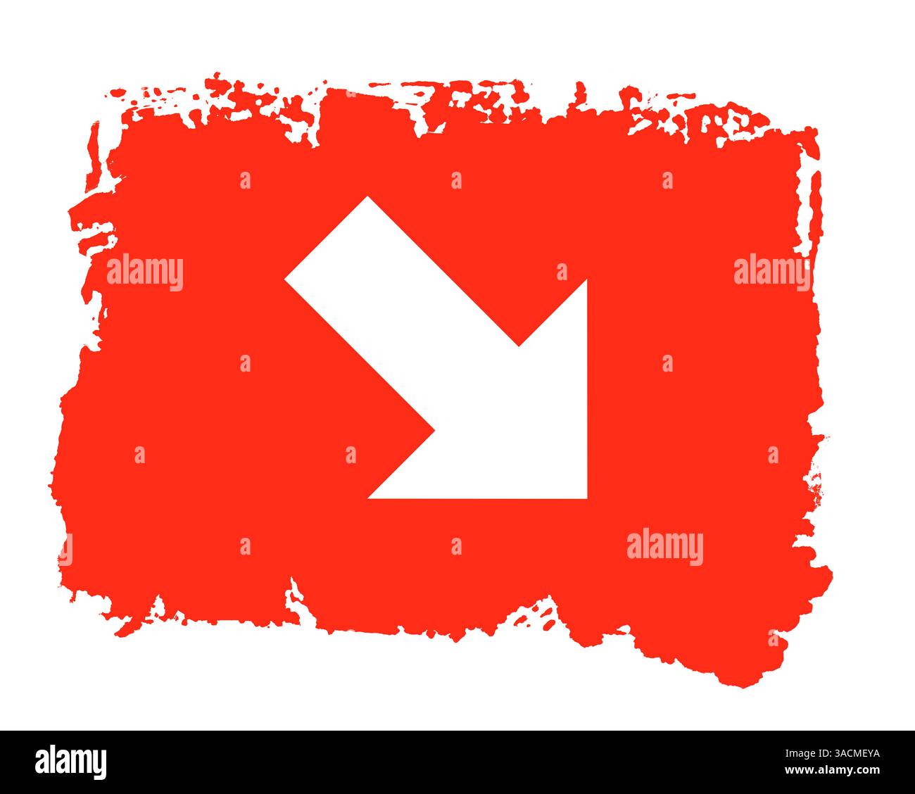 Crisis loser on red isolated grunge texture with uneven border hi-res ...