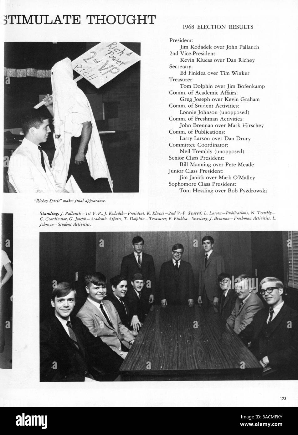 The 1968 Benilde High Yearbook showcases key events and milestones of ...