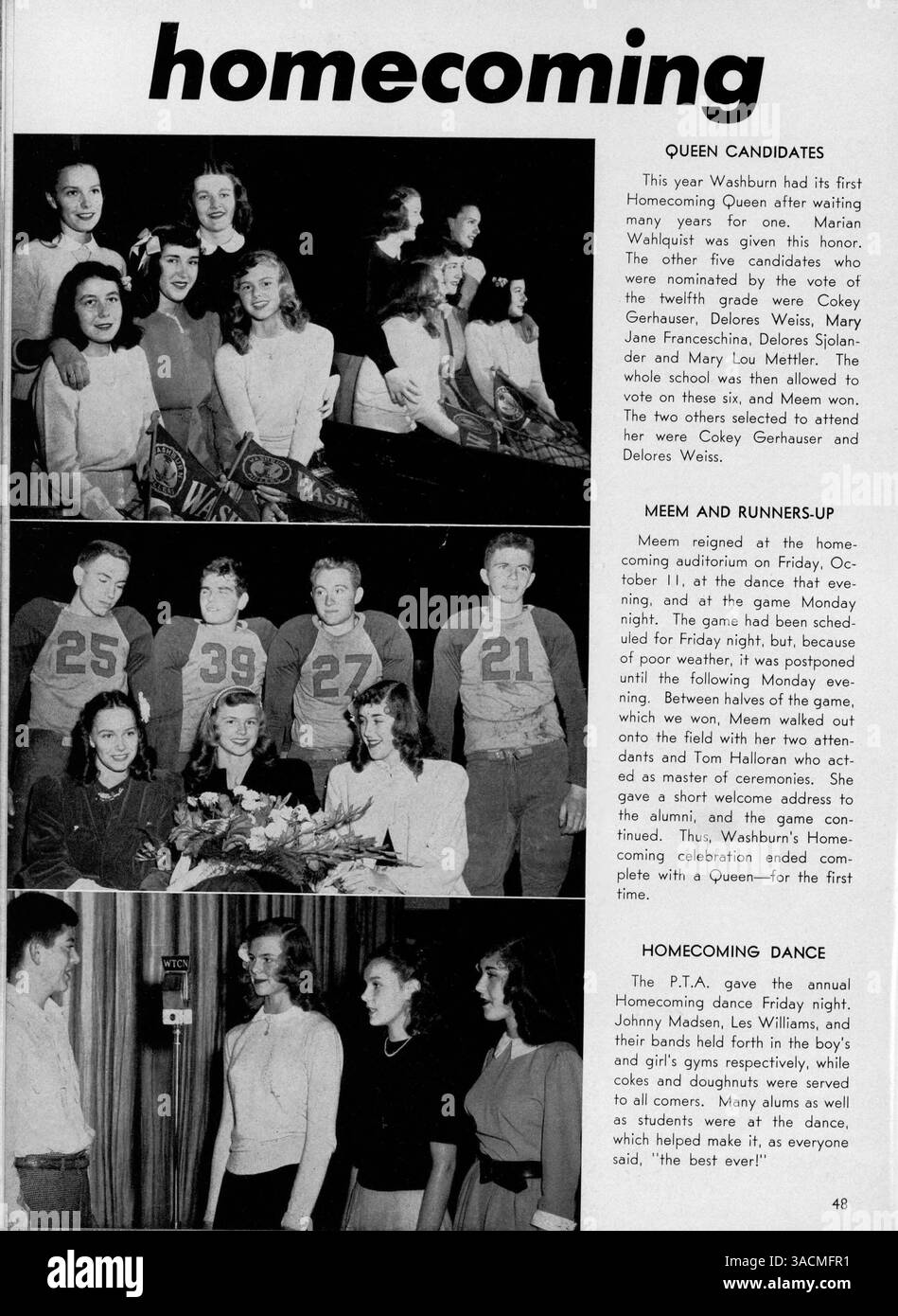The 1947 Wahian yearbook provides a historical record of the school ...