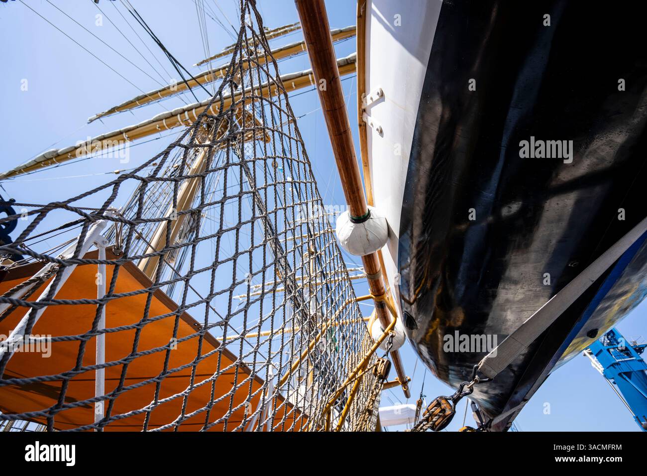 April 4, 2025, Ortona, Abruzzo, Italy: Detail inside the Italian Navy ...