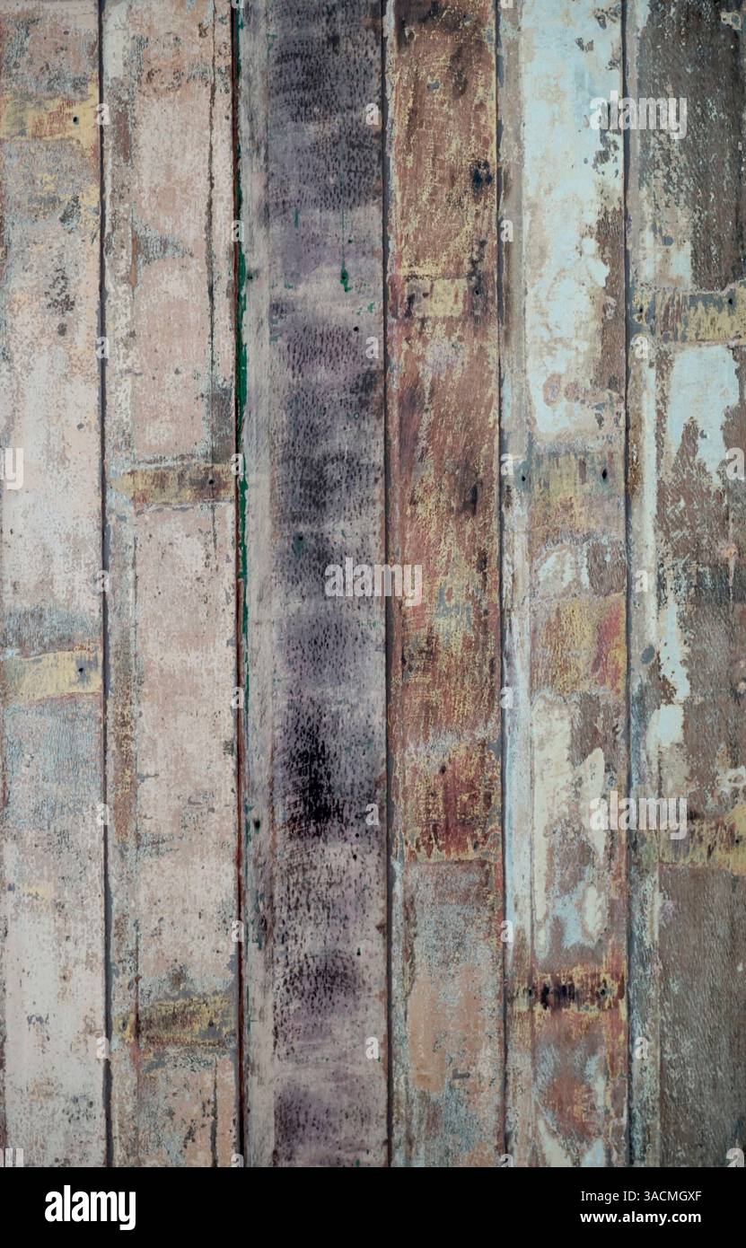Old, very worn wooden background with weathered boards as a rustic ...