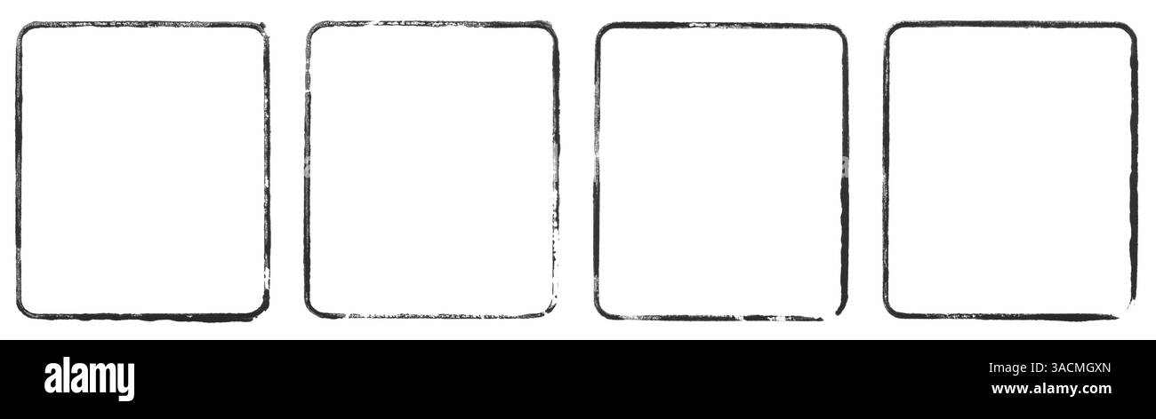 Blank rectangular text box Black and White Stock Photos & Images - Alamy