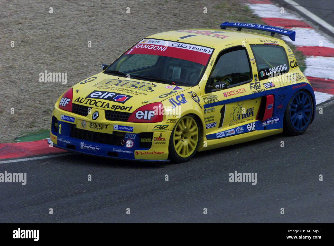 Luca Rangoni (ITA) Club Sport Autocia Renault Clio V6 won the race ...