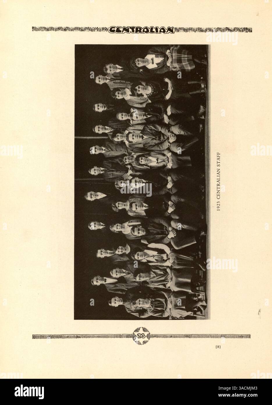 The 1923 'Centralian' yearbook from Central High School highlights the ...