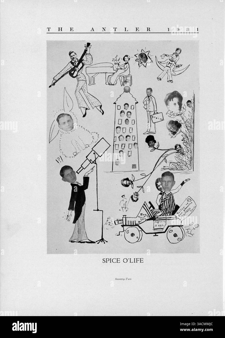 The 1931 Antler yearbook from Minnehaha Academy captures the students ...